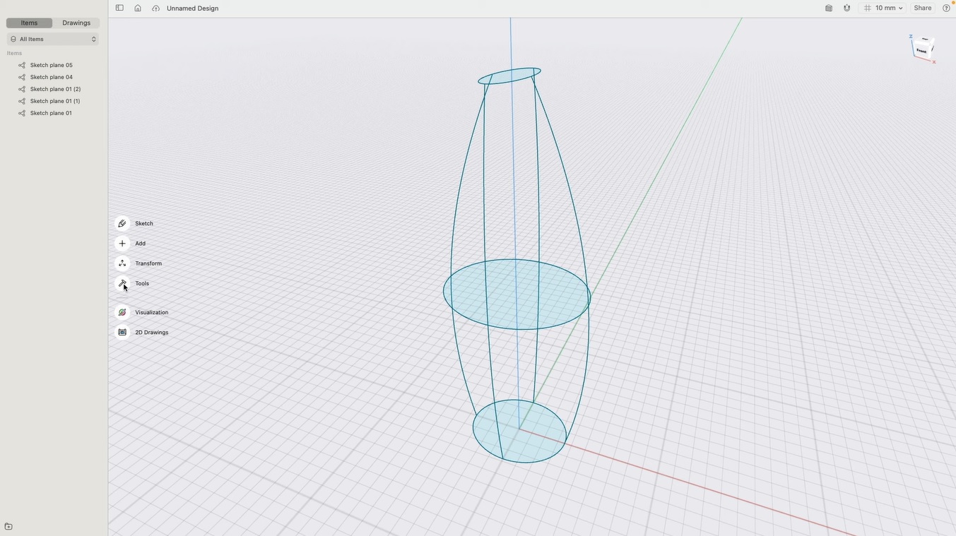 How to Create a 3D Model of a Bottle in Shapr3D